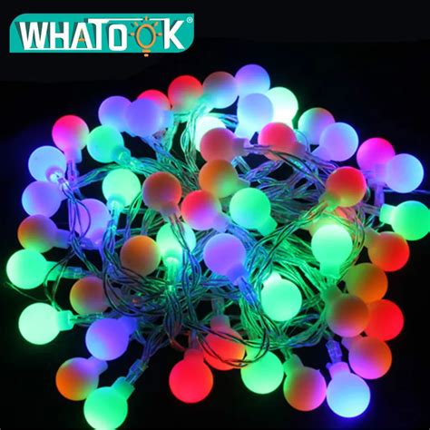 Guirlande Lumineuse Guirlande Globe Festoon Ball Lampe De Mariage Mur