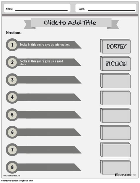 Genre And Subgenre Worksheet Answer Key Fill Out Sign Online