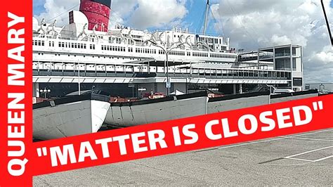 Long Beach To DISPOSE Of Lifeboats RMS Queen Mary Ship YouTube
