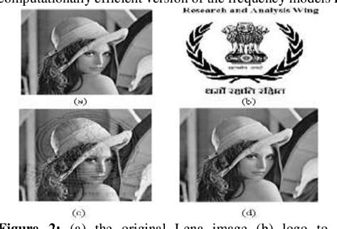 figure 2 from simulation of robust dwt svd transform domain based digital image watermarking