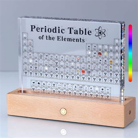 Buy Aichong Periodic Table With Real Elements Inside Acrylic Periodic