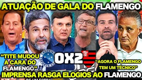 IMPRENSA ESPORTIVA de TODO BRASIL RASGA ELOGIOS ao FLAMENGO ATUAÇÃO