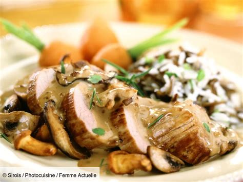 Filet Mignon De Porc Aux Champignons Rapide D Couvrez Les Recettes De