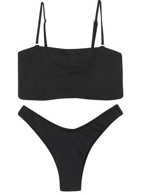 Biqu Ni Preto Em Malha Uv Beach Enfim