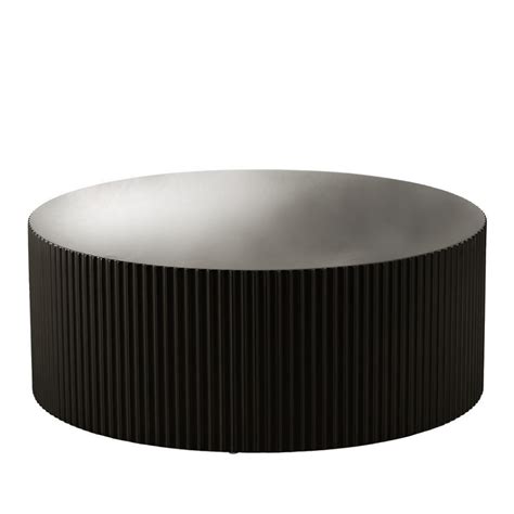 Accent Tables Black Fluted Coffee Table Round Apr S Event