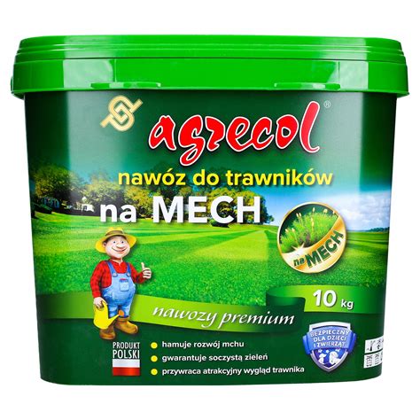 Nawóz do trawy trawnika z mchem Agrecol 10kg antymech NAWÓZ DO