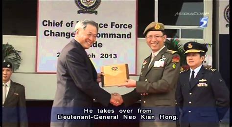 MG Ng Chee Meng Is New Chief Of Defence Force For SAF 27Mar2013 YouTube