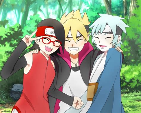 Boruto HD Sarada Uchiha Boruto Uzumaki Mitsuki Naruto HD