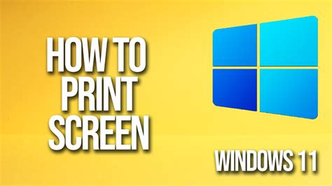 How To Print Screen Windows Tutorial Youtube