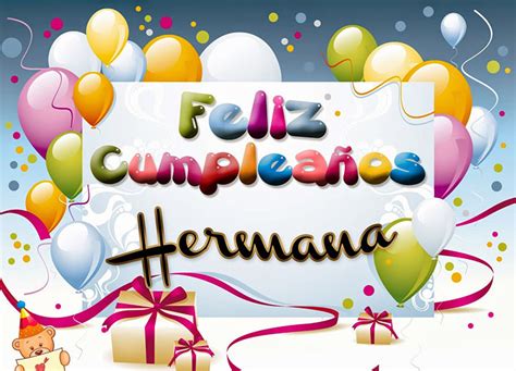 Feliz Cumpleaños Hermana Ideas Cumpleaños