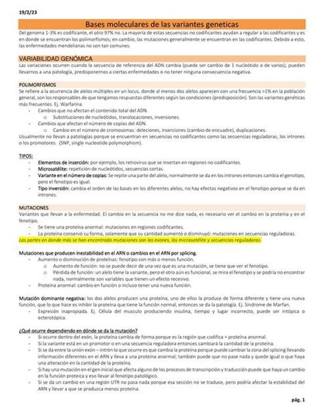 Bases Moleculares de las Variantes Genéticas MAUREN OCHOA uDocz