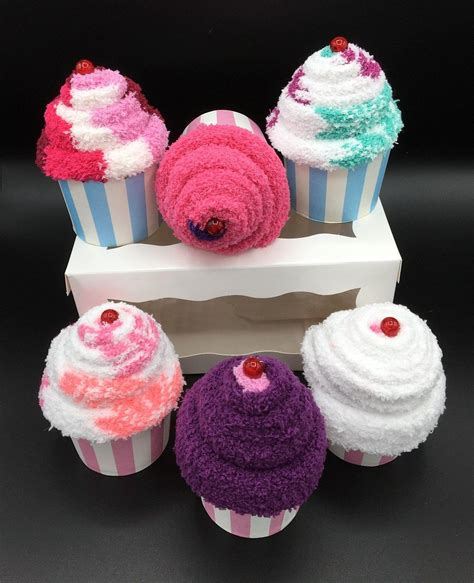 SOCK CUP CAKE Calorie Free Cupcake Sock Cupcake Gift Etsy UK Sock