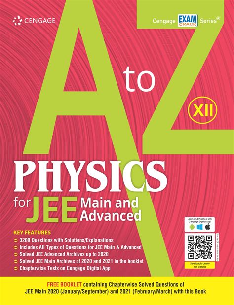 A To Z Physics For Jee Main And Advanced Class Xii Cengage
