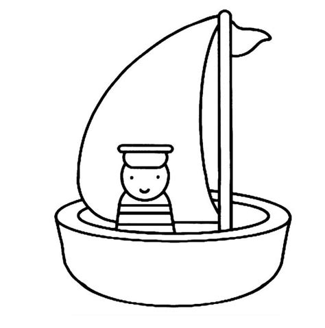 Coloriage Bateau gratuit à imprimer