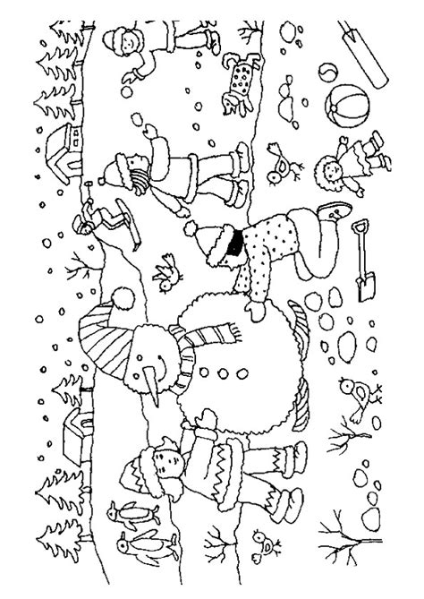 Coloriage Hiver Maternelle 10 gratuit à imprimer en ligne