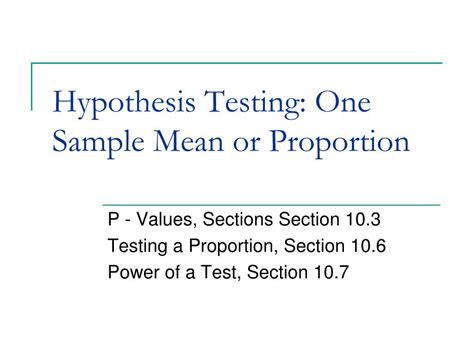 hypothesis testing for mean large sample how to test a hypothesis for one population mean