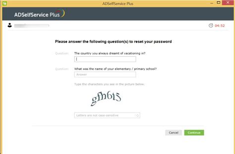 office365 password reset reset a password using sspr in azure ad manageengine adselfservice plus