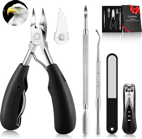 CISHANJIA Coupe Ongles Professionnel Pour orteils incarnés ou épais 6