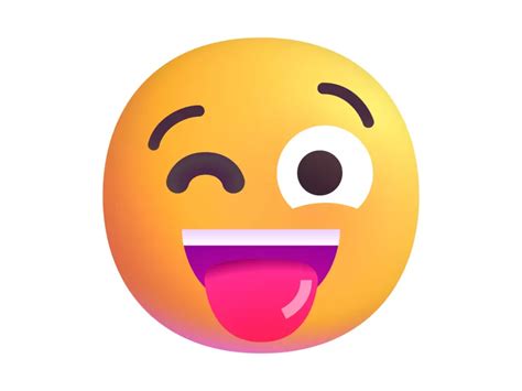 Winking Face With Tongue Color Emoji Icon PNG Vector In SVG PDF AI