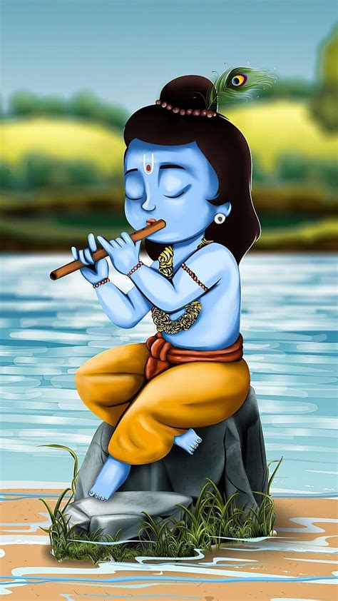 3d Animated Lord Krishna Wallpapers