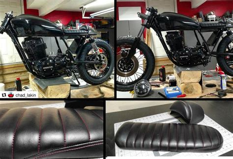 Cafe Racer Seat Removable Cowl Hump KIT CB550 CB750 CB350 Bratstyle