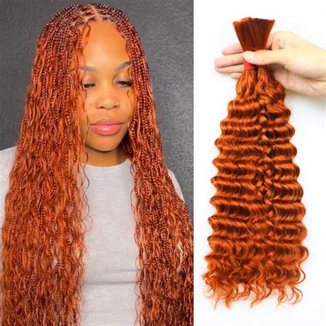 Amazon Deep Wave Bulk Human Hair For Braiding No Weft 100 G 1