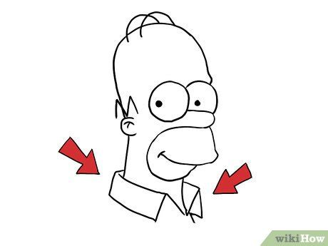 Cómo dibujar a Homero Simpson con imágenes wikiHow