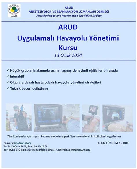 Arud Uygulamalı Havayolu Yönetimi Kursu