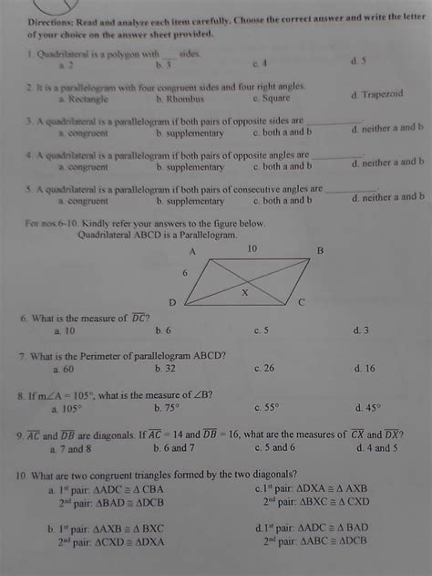 answer the following brainly ph
