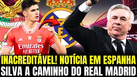 MINHA NOSSA EXPLODIU A NOTÍCIA NA ESPANHA SILVA NO REAL MADRID