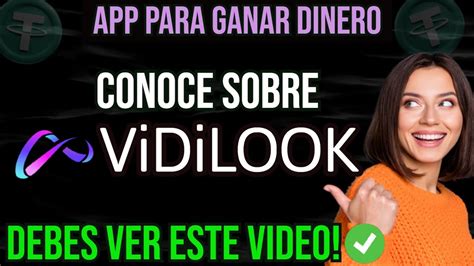 ViDiLOOK NO DEJES DE VER ESTE VIDEO PRESENTACION COMPLETA APP PARA