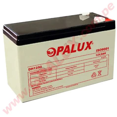 Batería 12V 9AH Opalux Nueva 100 original tipo seca de ácido de