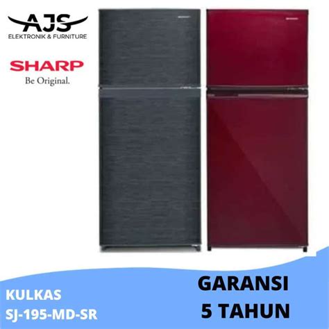 Jual Kulkas Sharp Pintu Sj Md Sr Sg Garansi Resmi Kapasitas L
