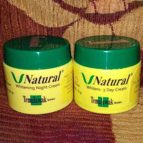 Jual V Natural Night Cream Day Cream Ekstrak Temulawak Di Seller