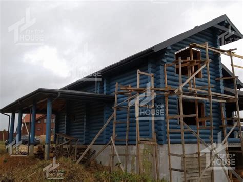 Подшивка свесов крыши сруба д Буденного Tip Top House