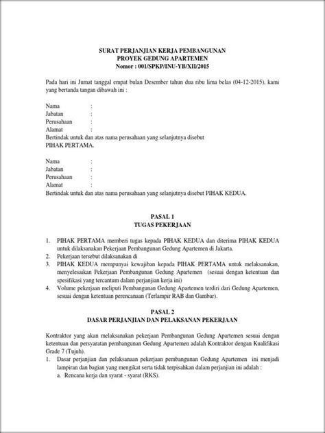 Detail Contoh Surat Perjanjian Pembangunan Rumah Koleksi Nomer 48