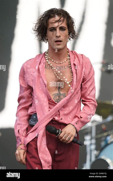 Damiano David of Måneskin performs on Day 4 of the Lollapalooza Music