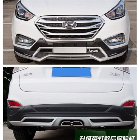 Hyundai İx35 Ön Arka Tampon Koruma Gündüz Ledli 2009 2016 FK Tuning