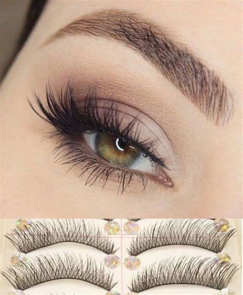Pairs Natural Handmade Thick Long Short Cross False Eyelashes Soft