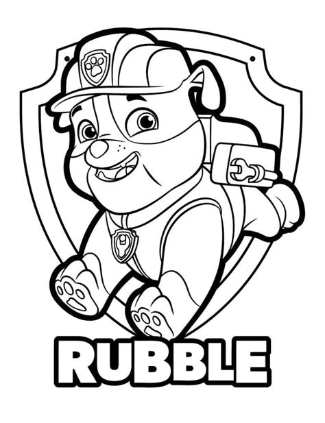 Coloriage Ruben Pat Patrouille télécharger et imprimer gratuit sur