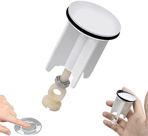 Acdokuk 40mm Height Adjustable Bathroom Plugs Universal Pop Up Sink