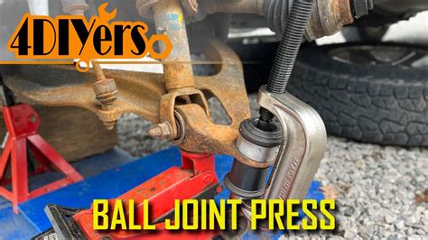 How To Use A Ball Joint Press Youtube