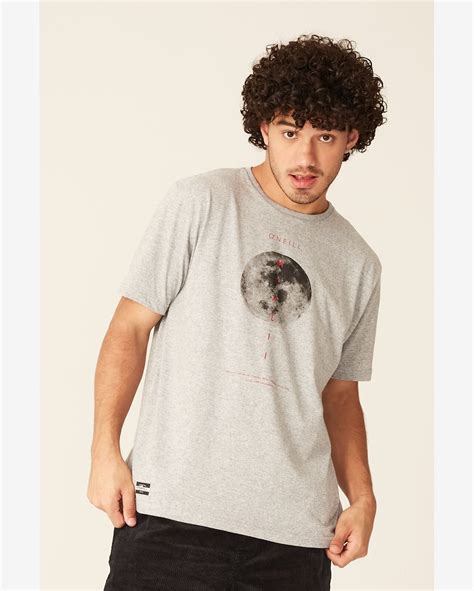 Riachuelo Camiseta Oneill Estampada Cinza Mescla