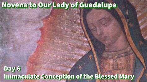 Novena To Our Lady Of Guadalupe Day 6 English YouTube