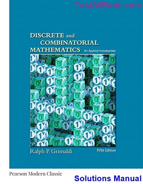 discrete and combinatorial mathematics 5th edition grimaldi solutions manual