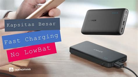 Rekomendasi Powerbank Fast Charging Kapasitas Jumbo Murah Terbaik