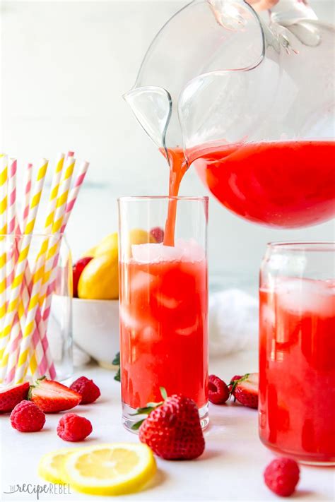 Easy Homemade Pink Lemonade Recipe VIDEO
