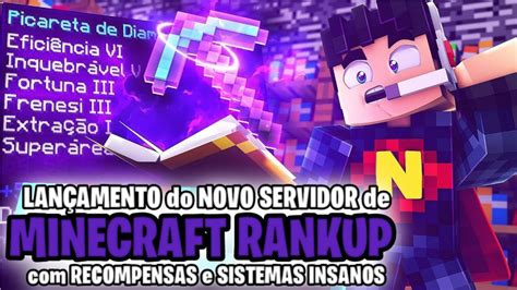 NOVO SERVIDOR de RANKUP OVERPOWER VIP FREE PREMIAÇÃO e VAGAS na