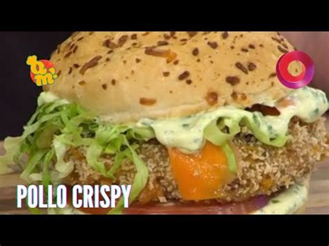 Hamburguesa de Pollo Crispy QuéMañana YouTube