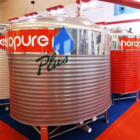 5000L Neropure Stainless Steel Water Tank At Rs 23 76 Litre Stainless